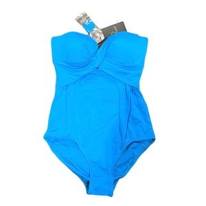 JETS | Swim | New Jets Jetset Crossover Draped Bandeau One Piece ...